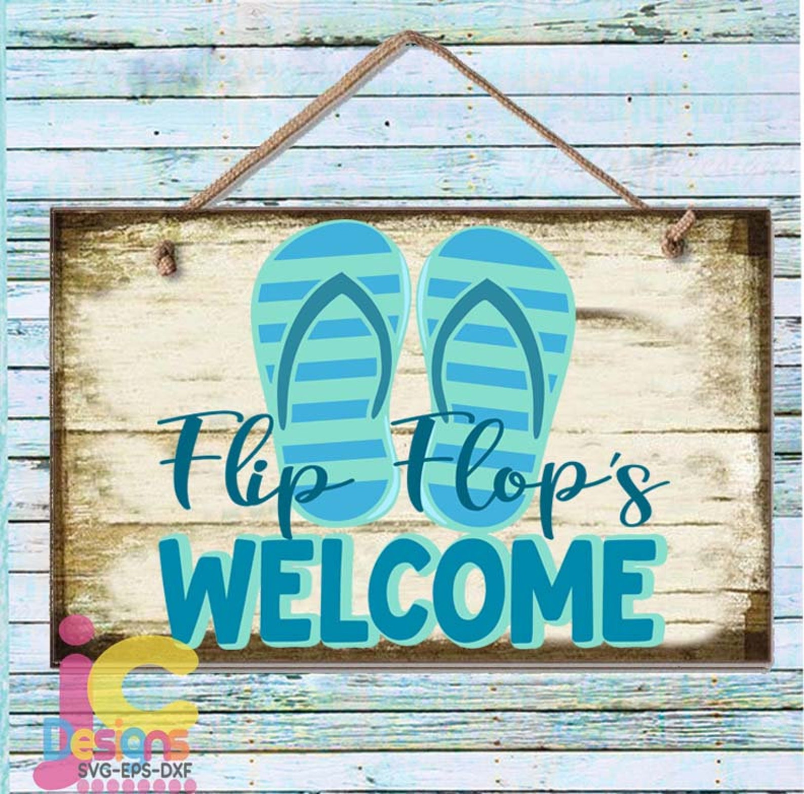 Flip Flops Svg Welcome SVG Summer Svg Ocean Svg Beach House - Etsy