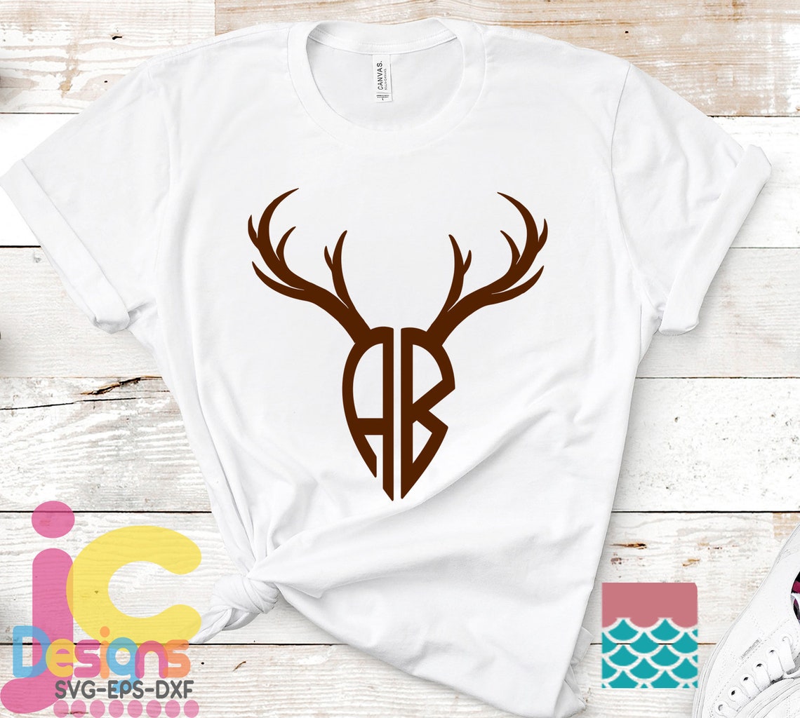 Deer Antler SVG Antler Font Svg Antler Alphabet Digital | Etsy