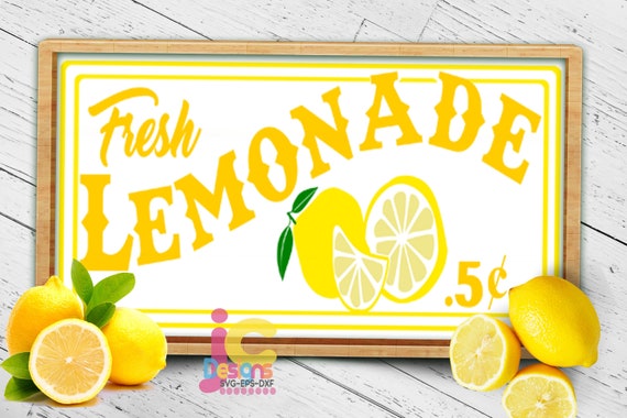 Fresh lemonade sign Wall Hangings Home & Living etna.com.pe