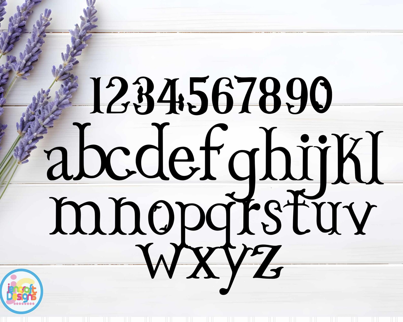 Fishtail Monogram SVG: Letters Font for Cricut, Silhouette (digital ...