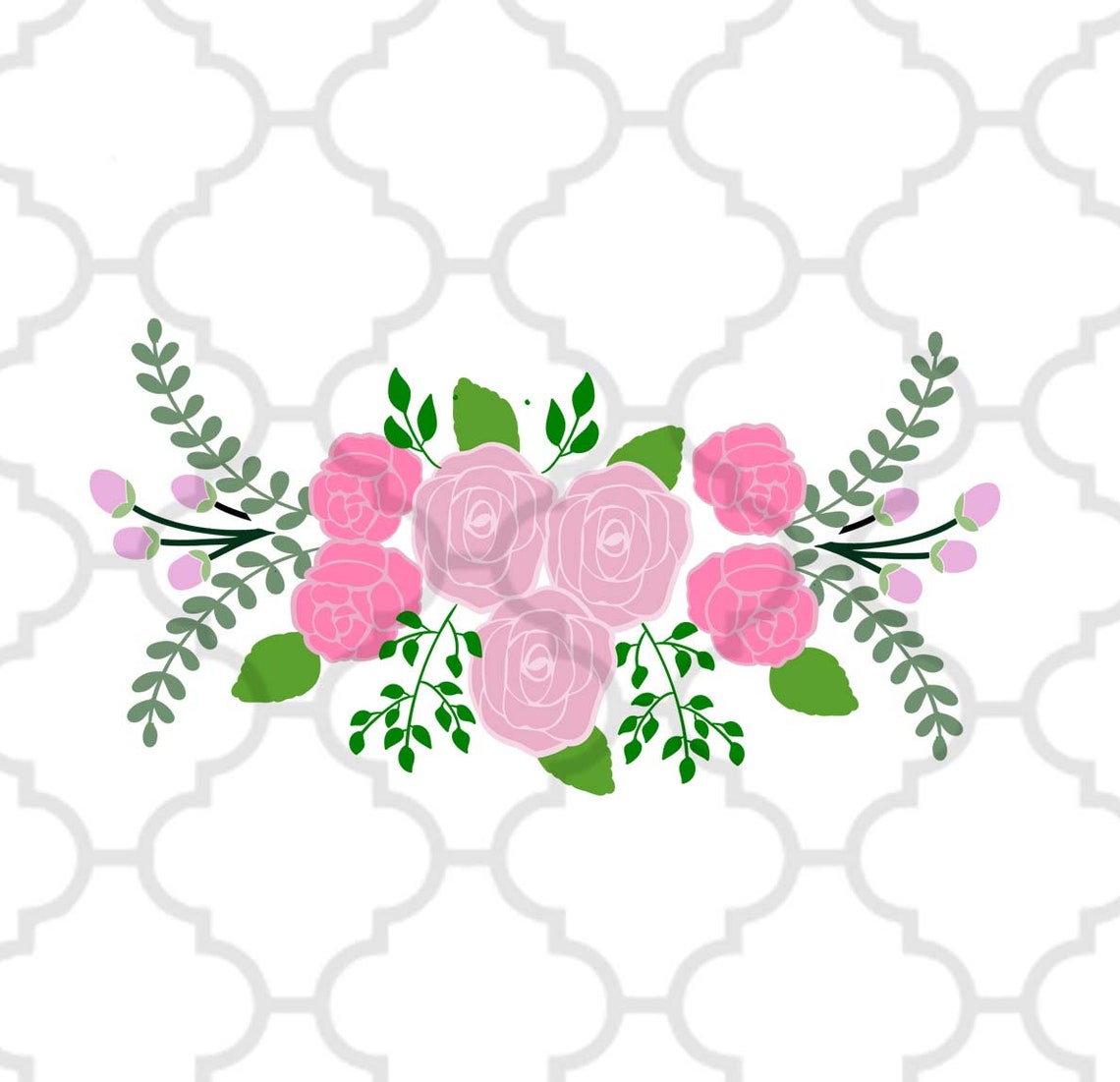 Flower SVG Roses SVG Floral Svg Spring Floral SVG Rose - Etsy