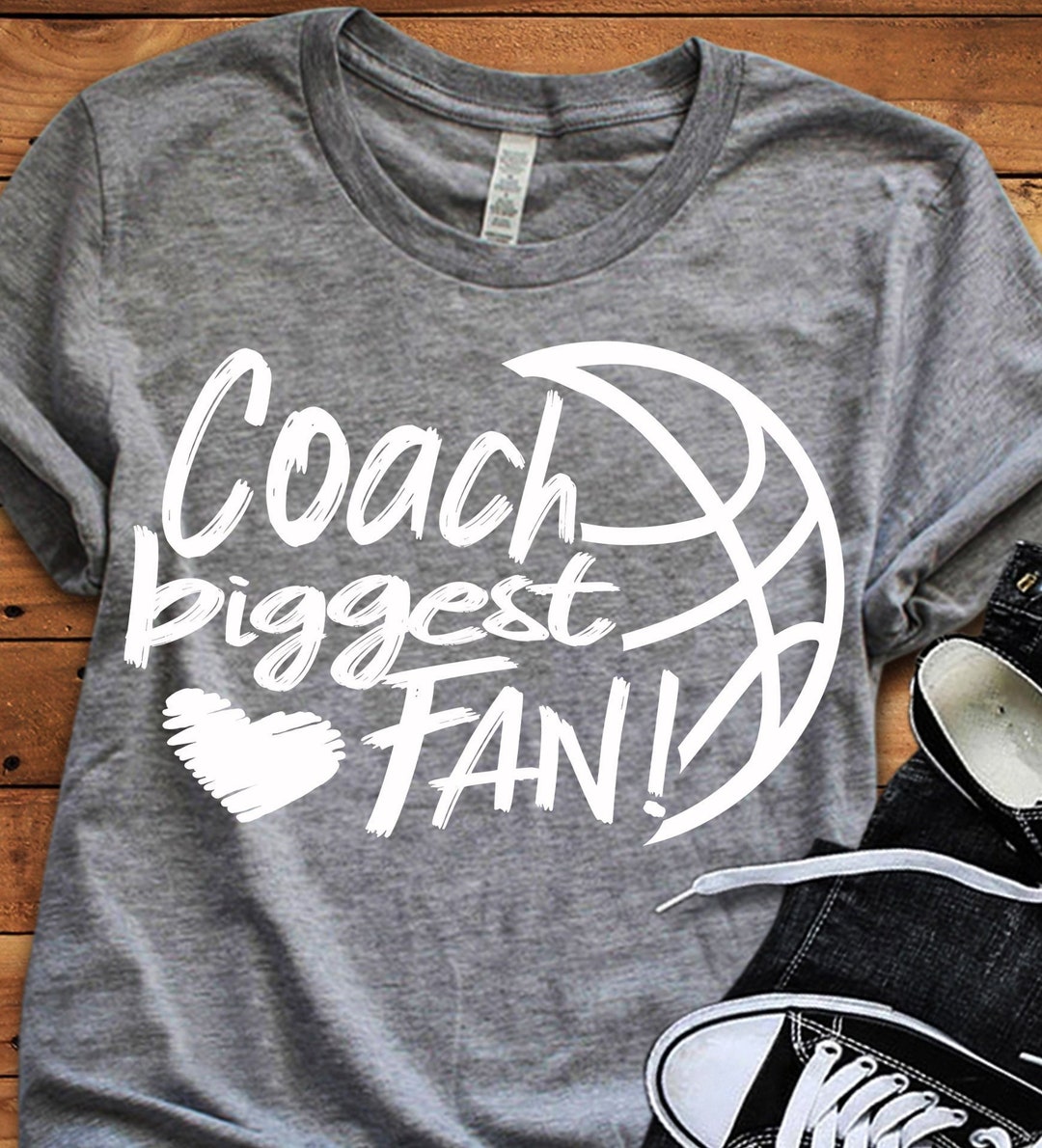 Coach Biggest Fan Svg, Basketball SVG, Biggest Fan, Basketball Fan ...