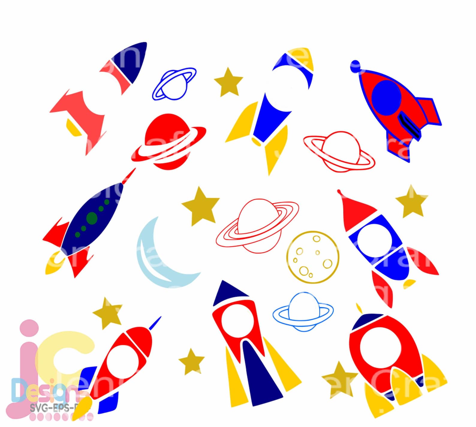Spaceship Svg Space Rockets SVG Boy Birthday Rocketship - Etsy