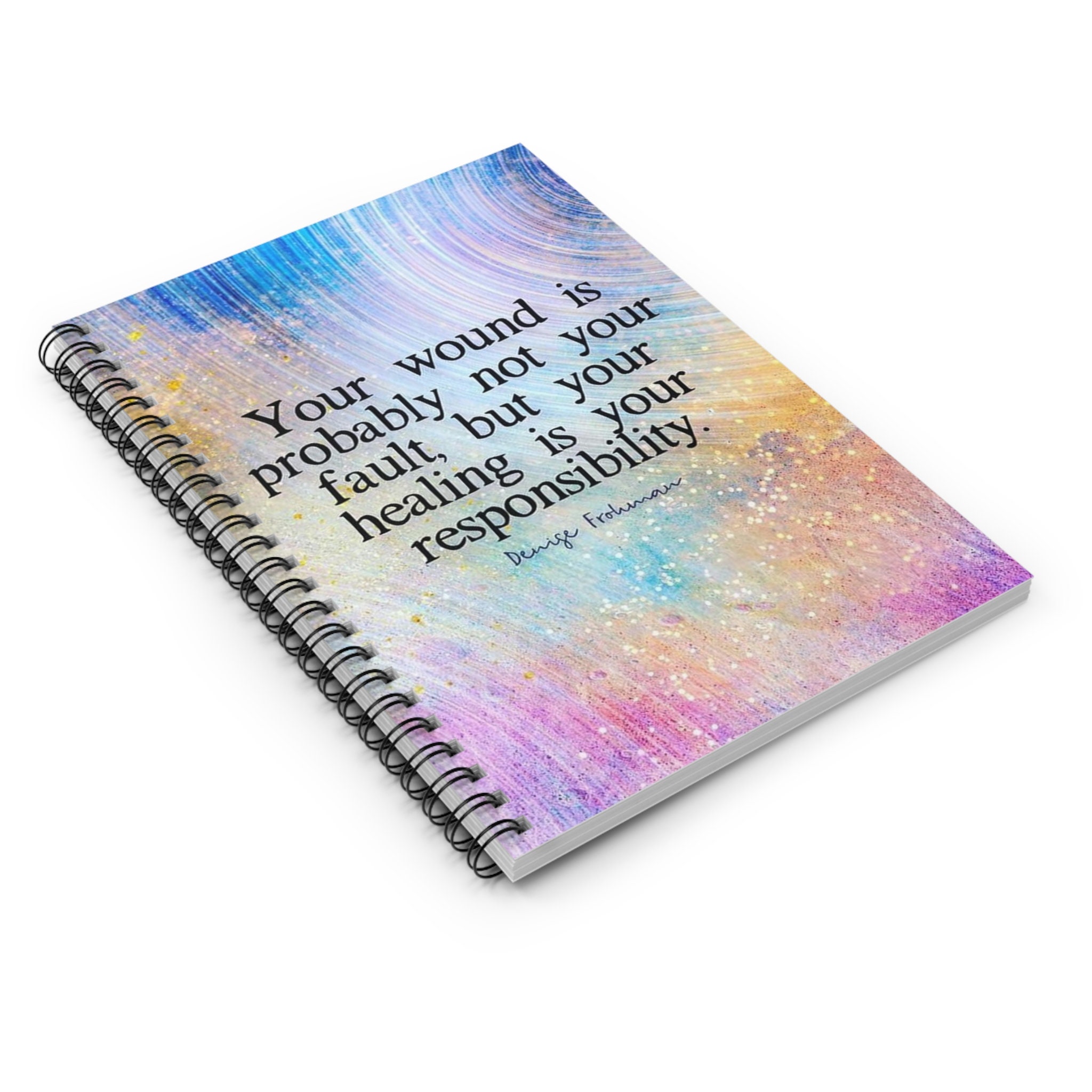 Trauma Healing Journal Spiral Notebook Ruled Line - Etsy