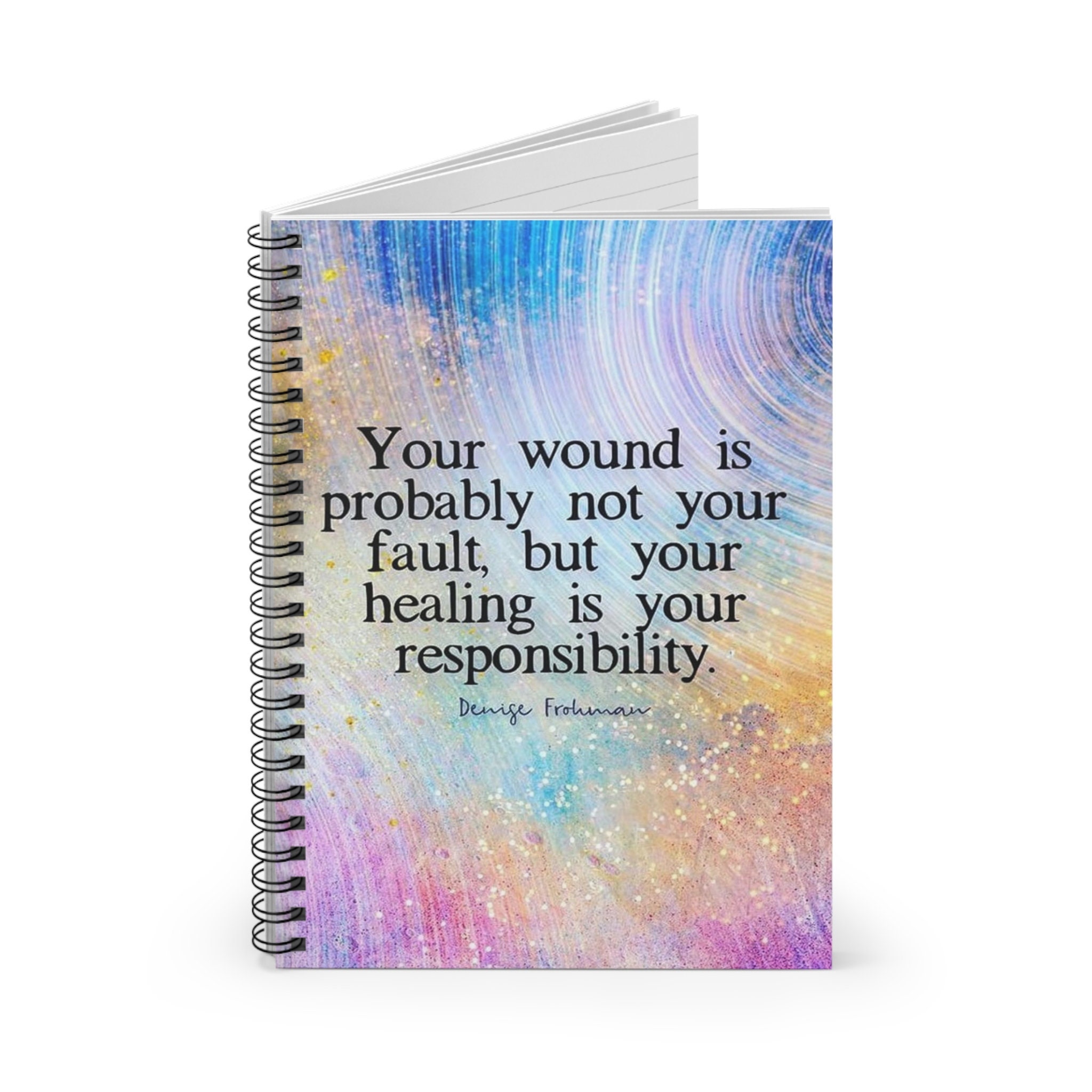 Trauma Healing Journal- Spiral Notebook - Ruled Line - Etsy
