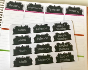 T06 12 Chevron IEP Meeting Stickers | Etsy