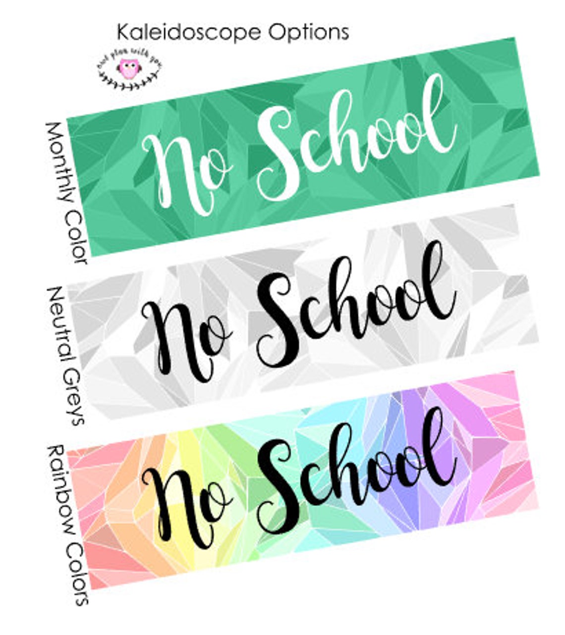 10 Mix and Match Full Day Stickers - Etsy