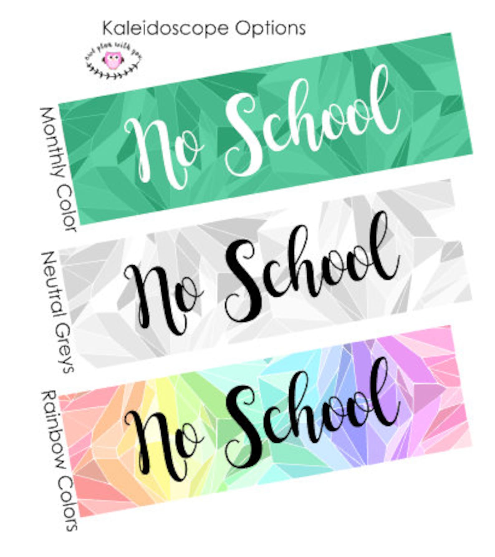 10 Mix and Match Full Day Stickers - Etsy
