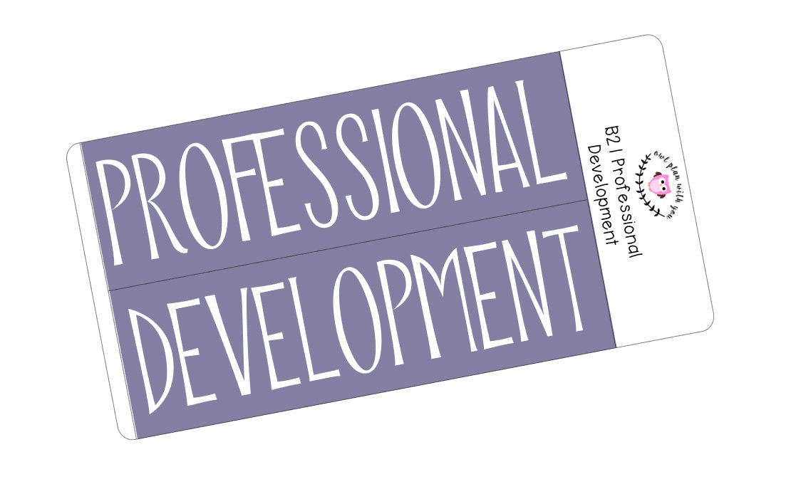 B21 Basic Professional Development Full Day Stickers - Etsy