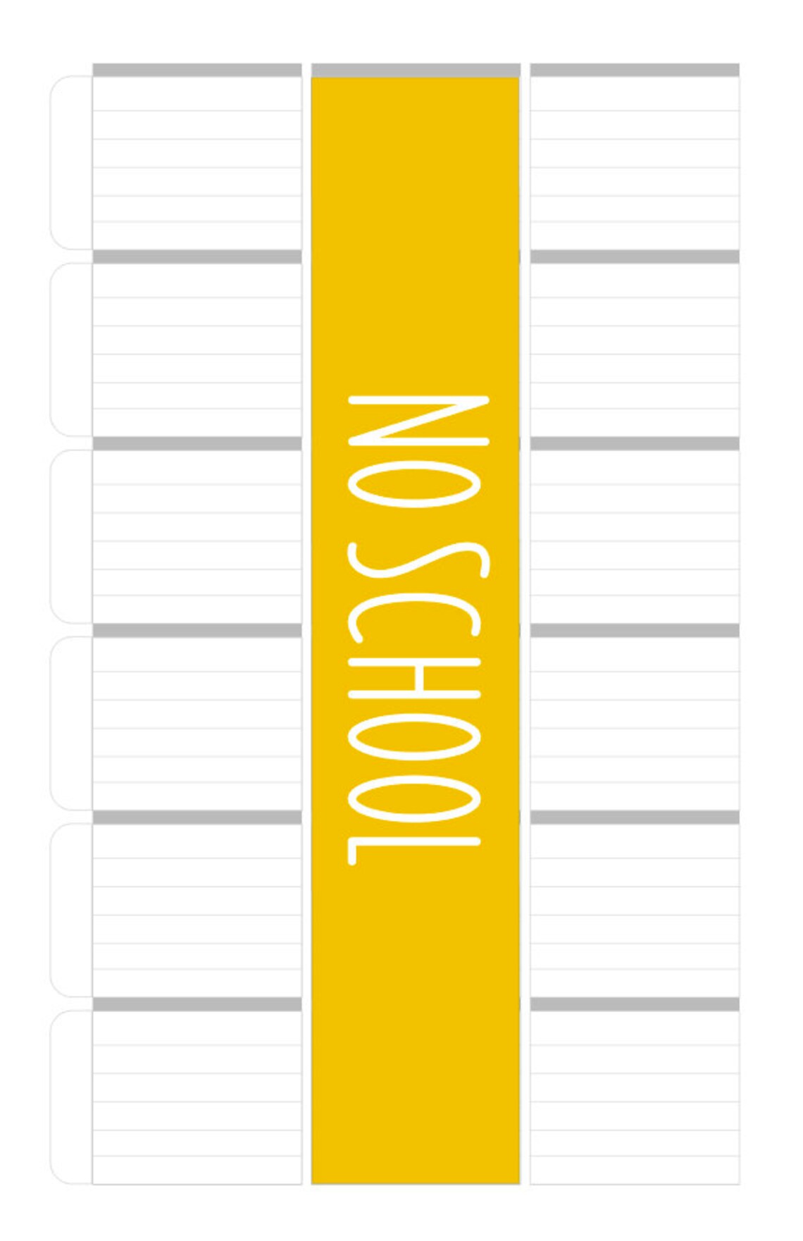 EV18 || Basic Vertical MLK Jr. Day Full Day Stickers - Etsy