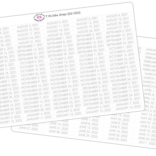 School Year Planner Stickers - Etsy