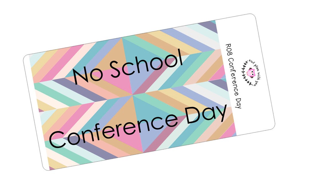 R08 || Retro Conferences Full Day Stickers - Etsy