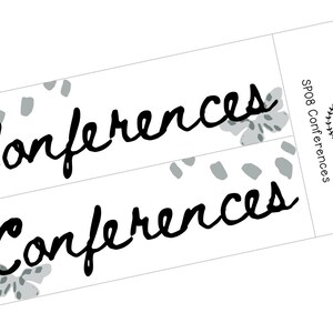 SP08 || Splatter Conferences Full Day Stickers - Etsy