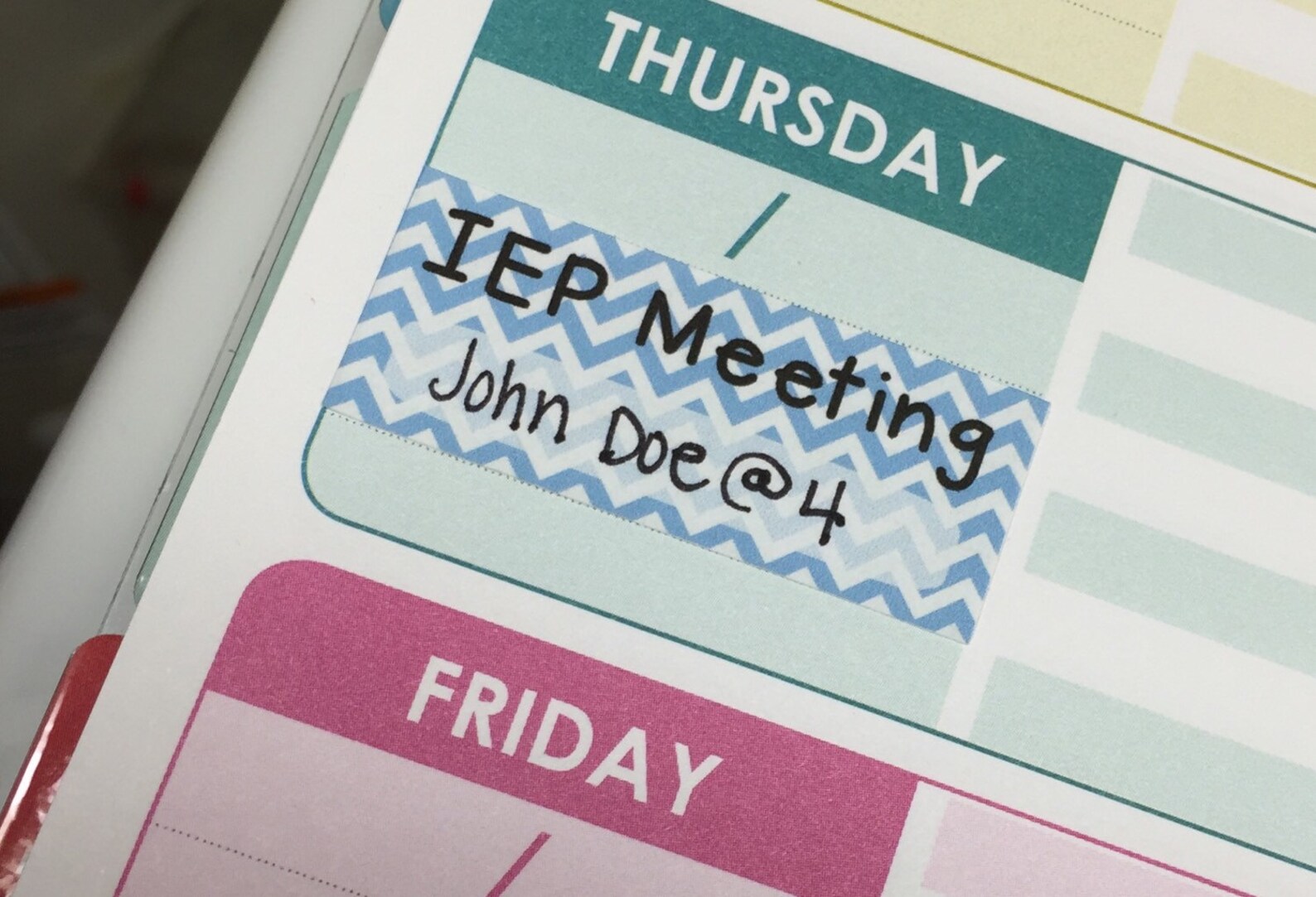 T06 12 Chevron IEP Meeting Stickers - Etsy
