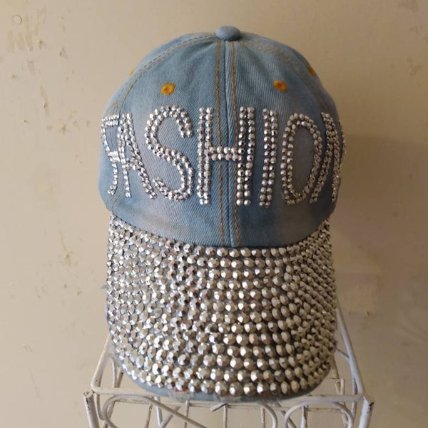 Studded Baseball Cap - Etsy