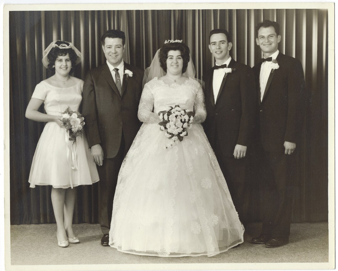The Happiest Bride! Vintage 8" X 10" Photo of What Appears to Be a ...