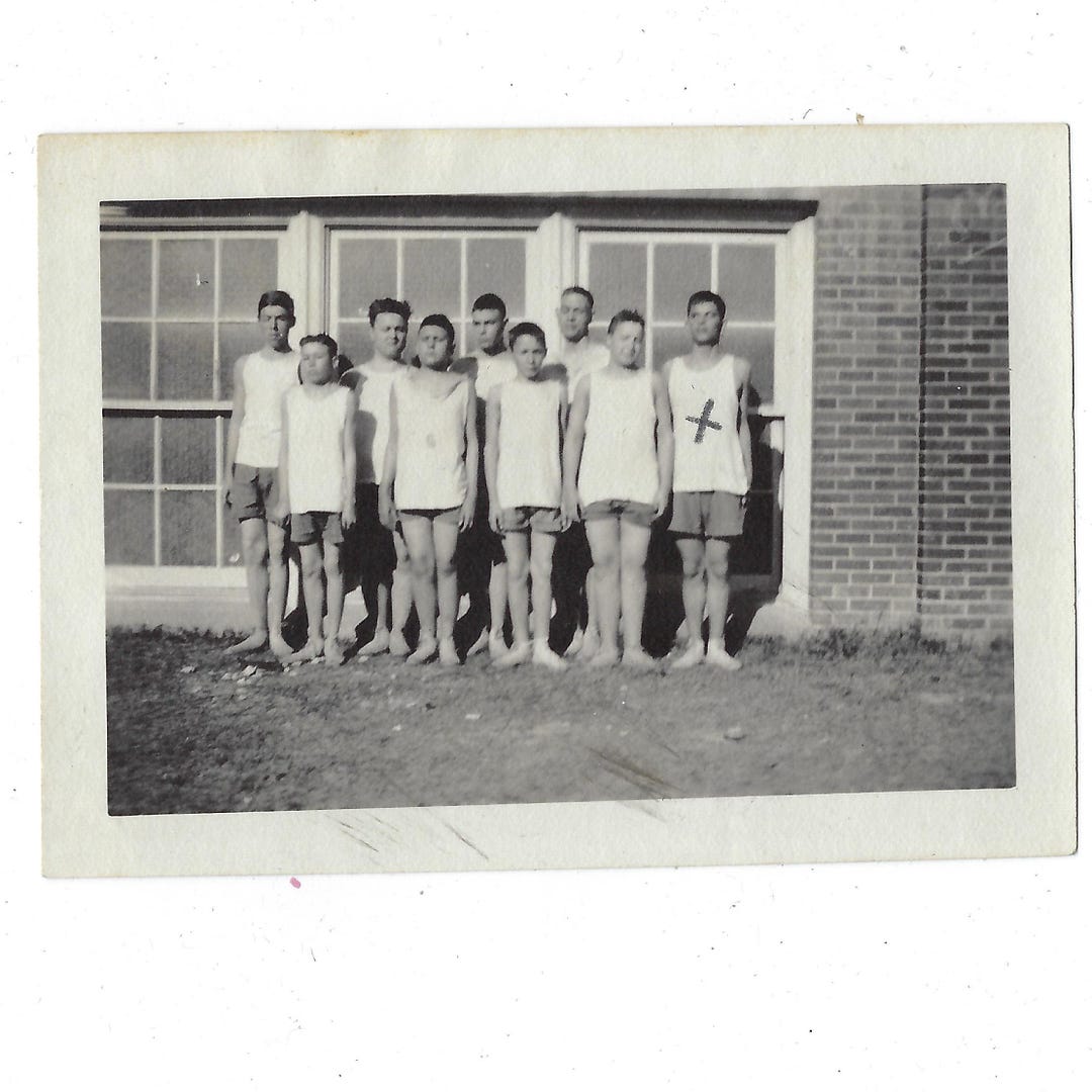 1920s Gym Class Photo | Vintage Athletic Snapshot - Etsy