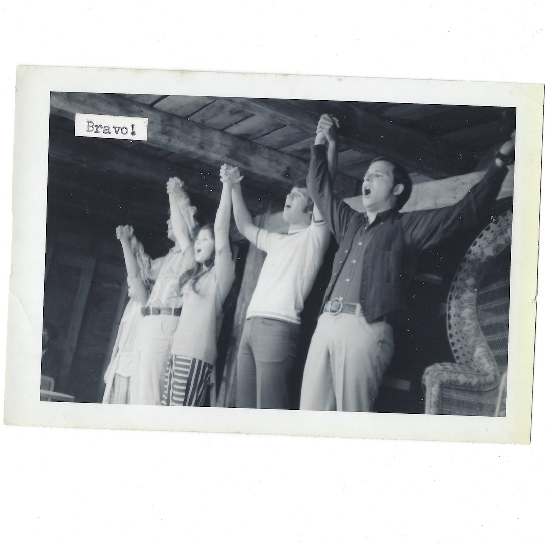 Bravo Labeled Vintage Snapshot Photo of Musical Theater Performers ...