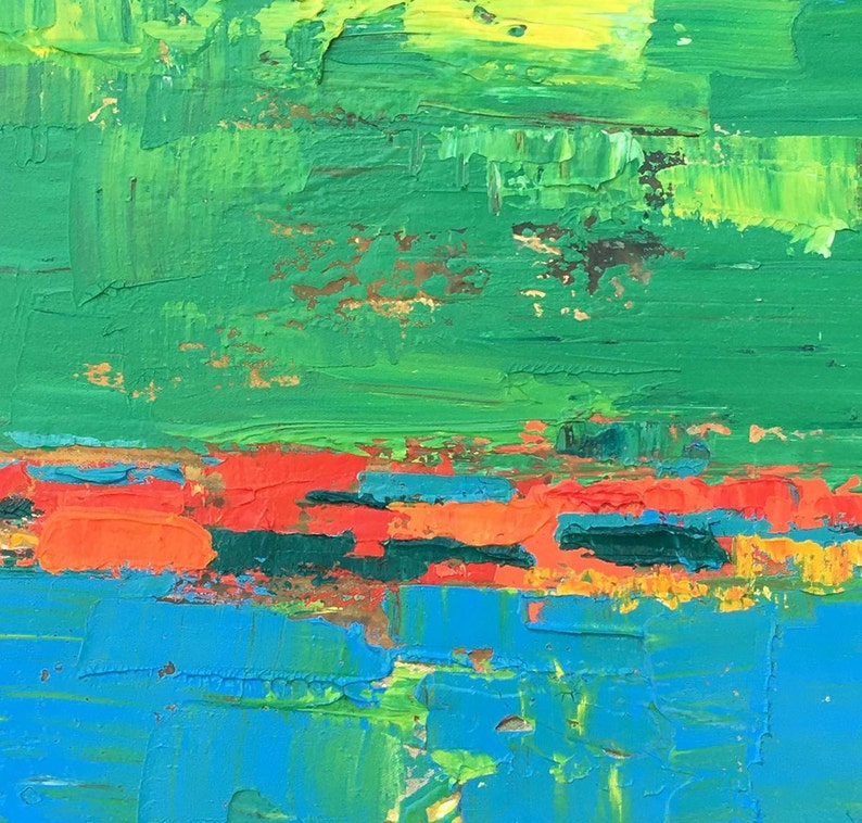 Abstract Painting Square Original Painting Large Abstract - Etsy