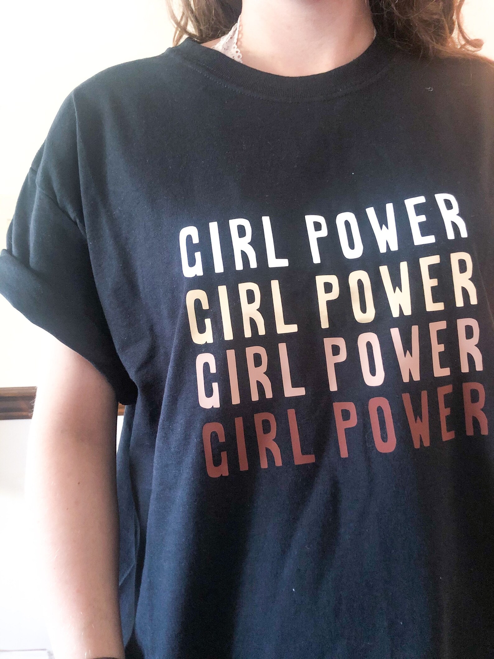 Girl power tee shirt | Etsy