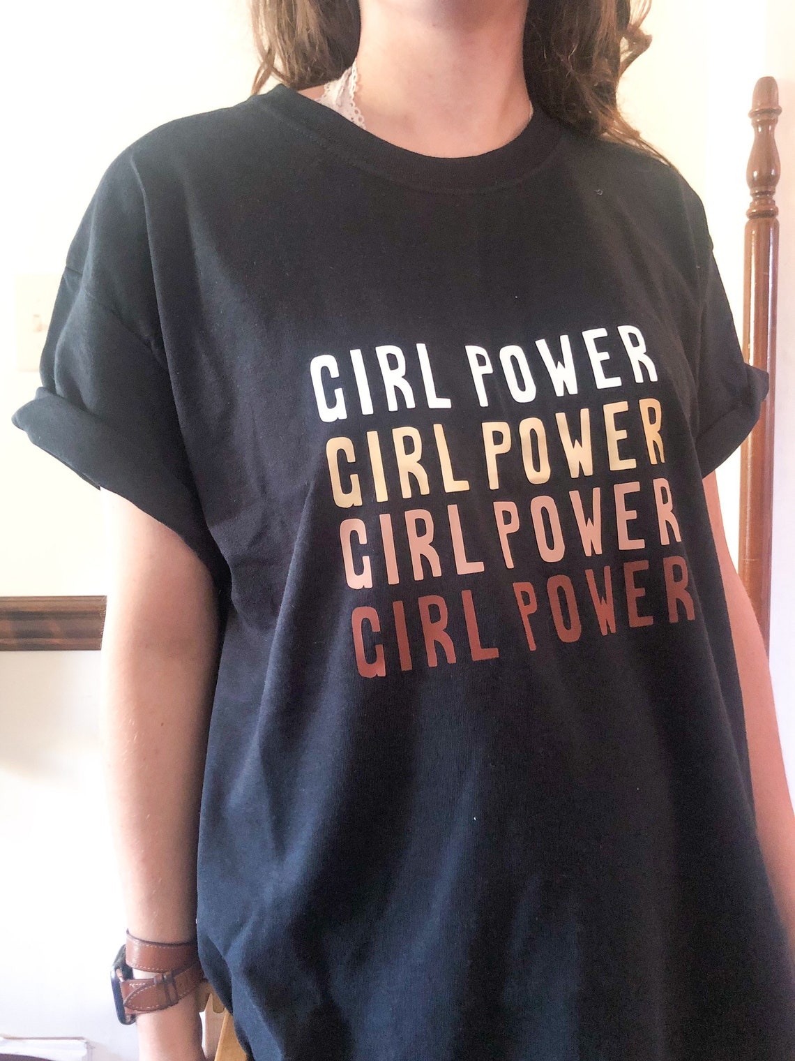 Girl power tee shirt | Etsy