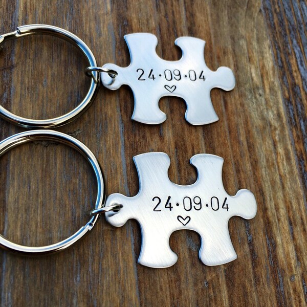 Puzzle Piece Keychain - Etsy