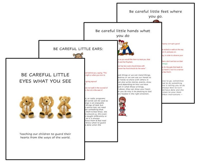 Be Careful Little Eyes. - Etsy