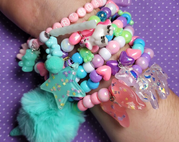 It's My Birthday! Faux Fur Ice Cream Birthday Party Themed Set of 6 ...