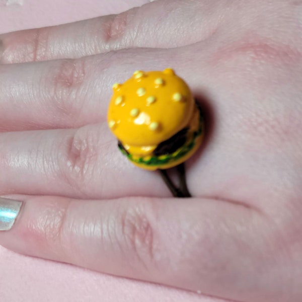 Hamburger Ring - Etsy