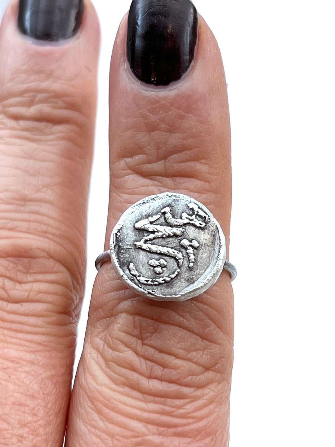 Handmade Persian (heech) Word Wax Seal Sterling Silver Ring, - Etsy
