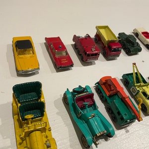 Vintage Set of 18 Toy Cars Mostly Lesney - Etsy