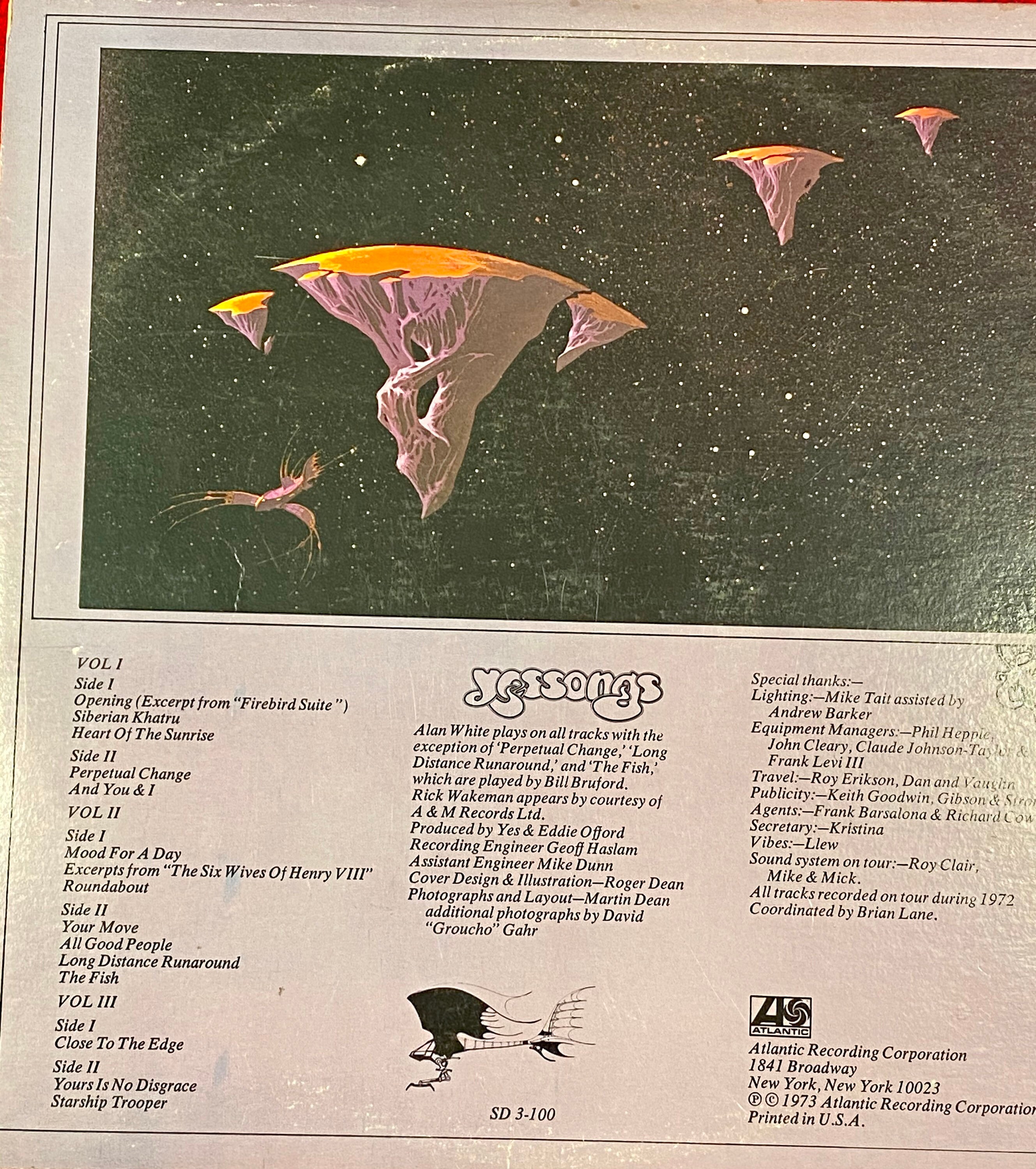 Yessongs Album Cover