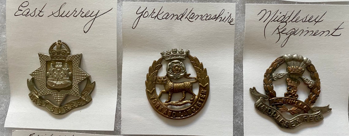 Vintage Cap Badges of Infantry Regiments of the British Army - Etsy