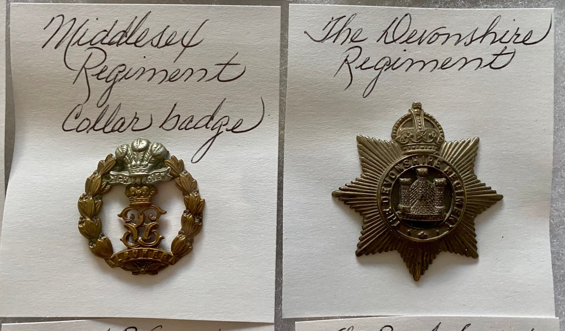 Vintage Cap Badges of Infantry Regiments of the British Army | Etsy