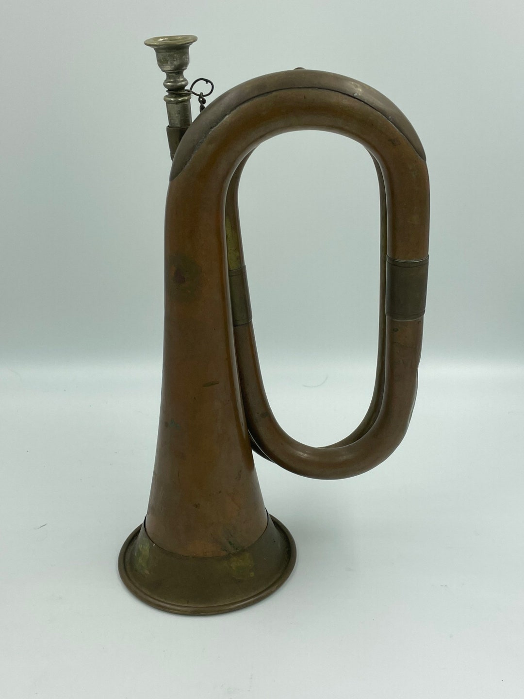 Vintage British Copper and Brass Bugle no Makers Mark - Etsy