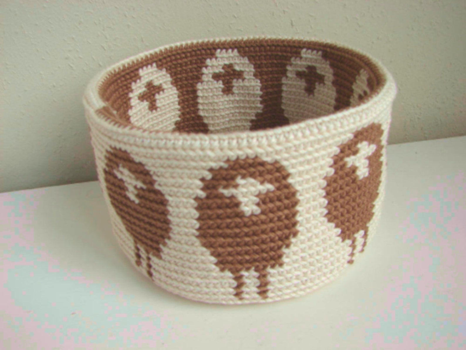 Sheep Basket Crochet Pattern Animal Storage Container - Etsy