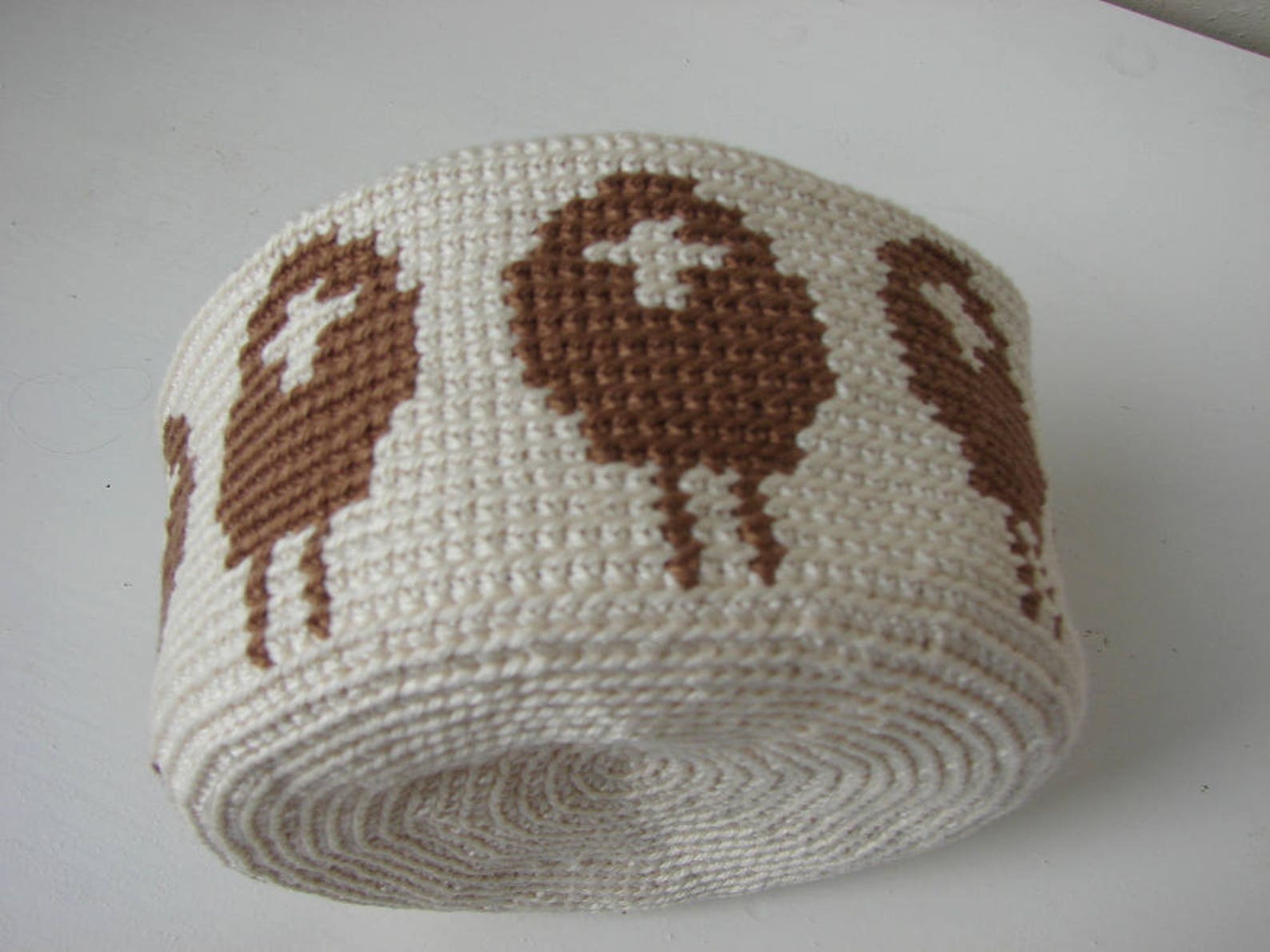 Sheep Basket Crochet Pattern Animal Storage Container - Etsy