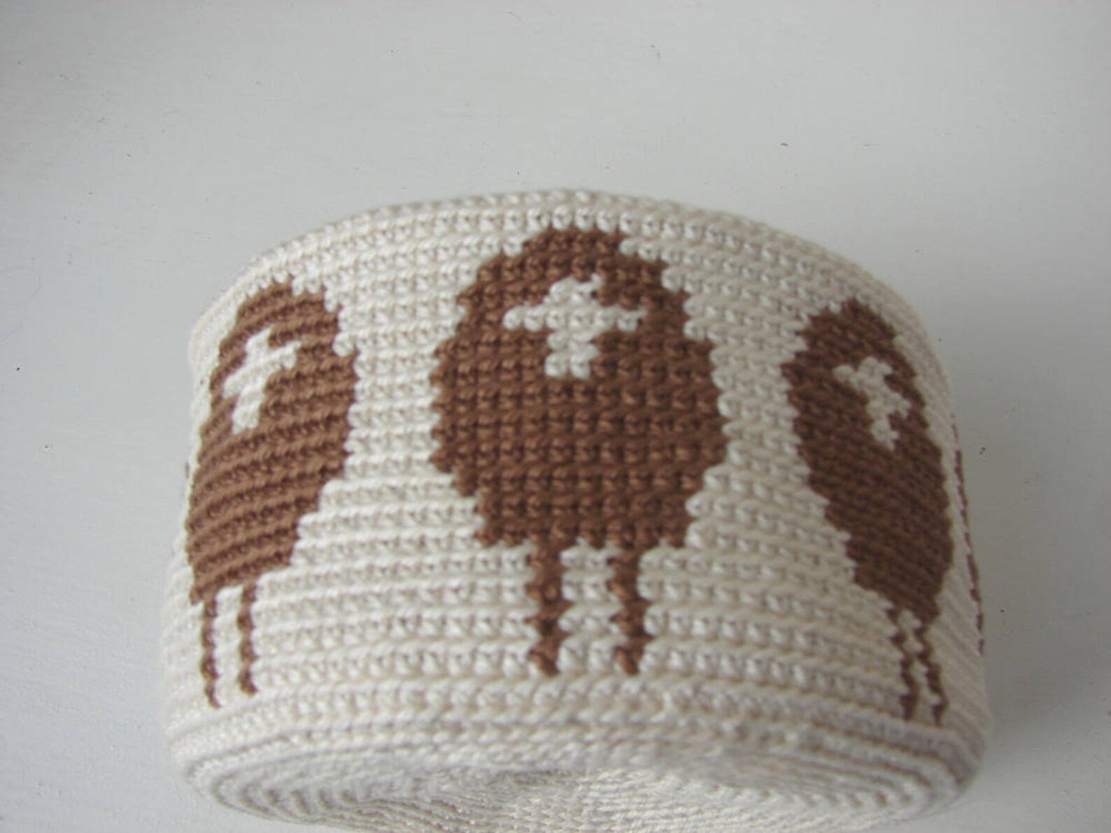 Sheep Basket Crochet Pattern Animal Storage Container - Etsy