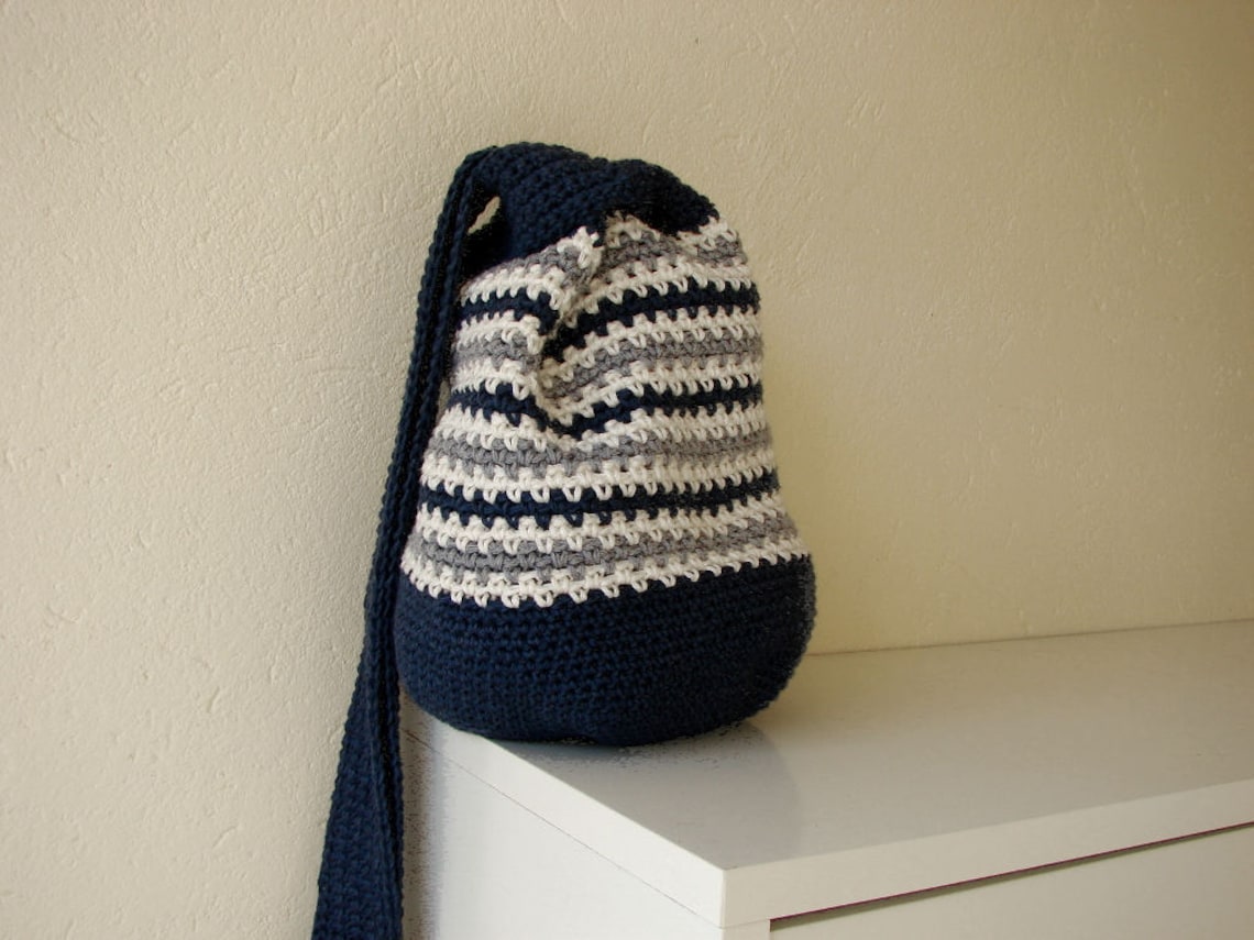 Crochet Pattern Japanese Knot Bag Shoulder Bag Crochet - Etsy