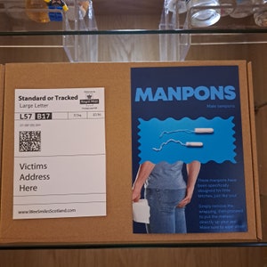 Prank Gift Box - Manpons . Gag Gift/funny Inappropriate Prank Gifts ...