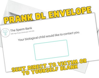 SPERM BANK Gag Prank Mail Postcard Card Gift Funny - Etsy UK