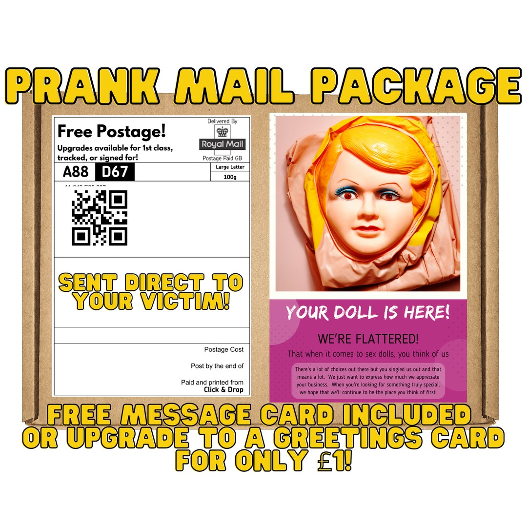 Embarrassing Prank T Female Sex Doll Package 100 Etsy