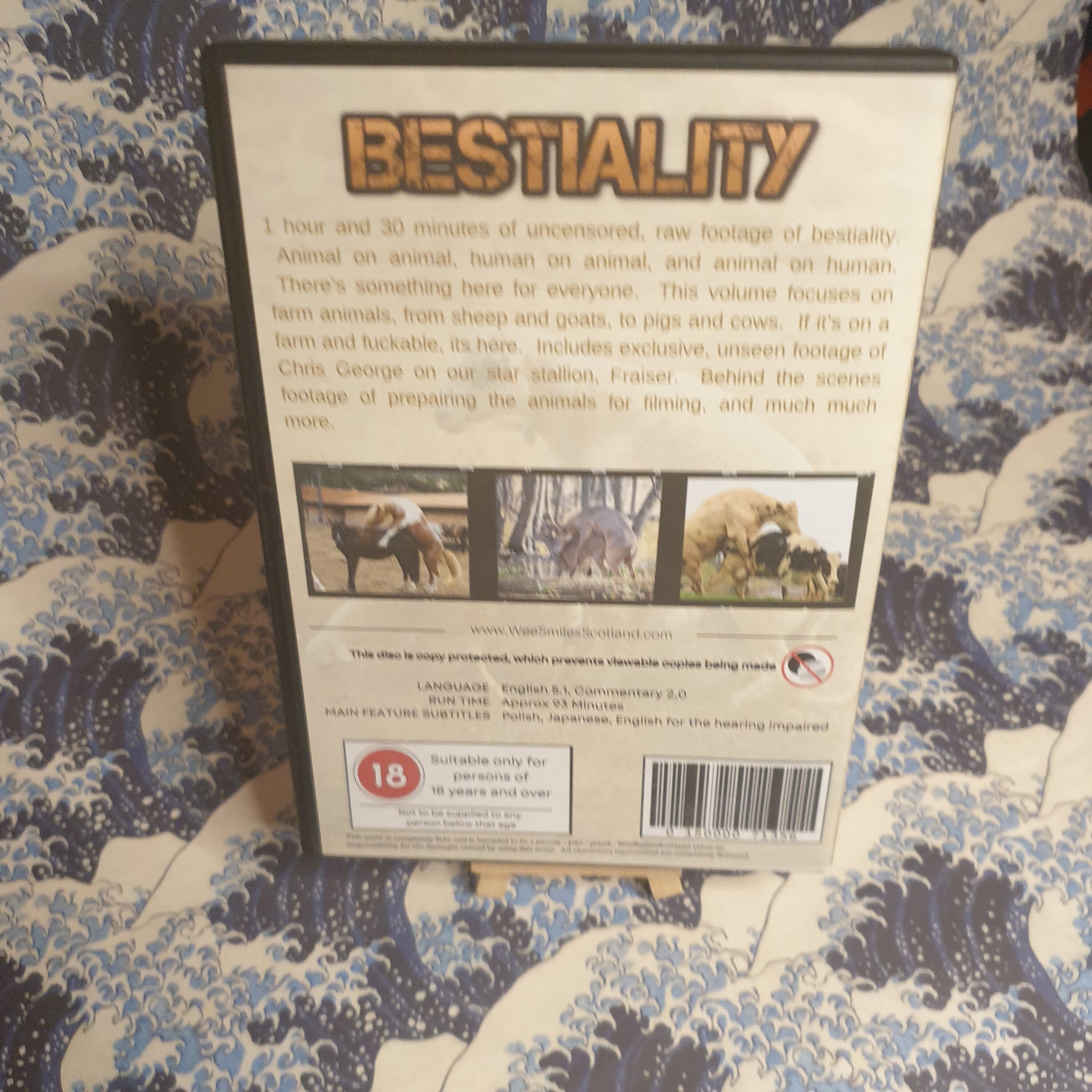 Fake DVD Cover BESTIALITY Prank Download Print at Home | Etsy Canada