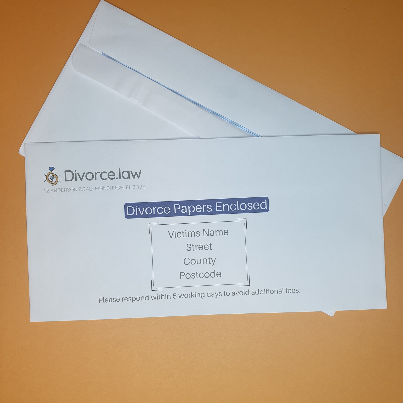 Funny Envelope Divorce Papers Prank Gift for Pen Pals via - Etsy UK