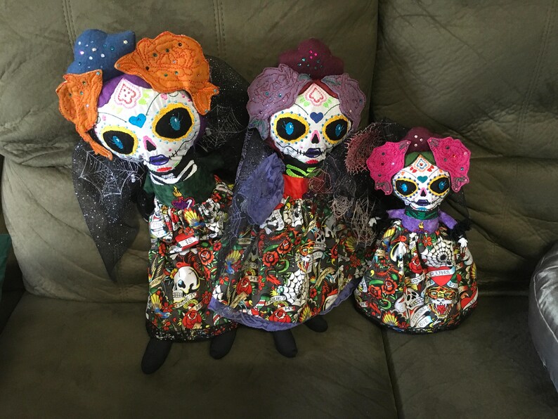 Sugar Skull Dolls - Etsy