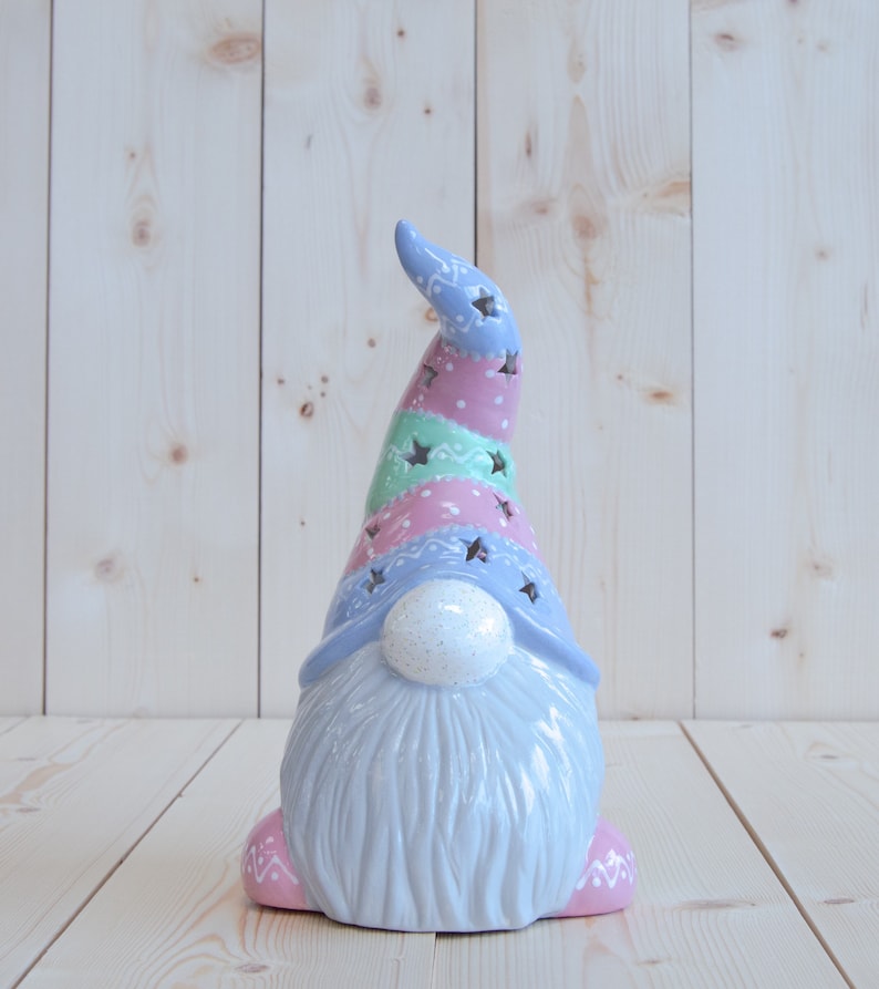 Garden Gnome Lantern Spring Gnome - Etsy