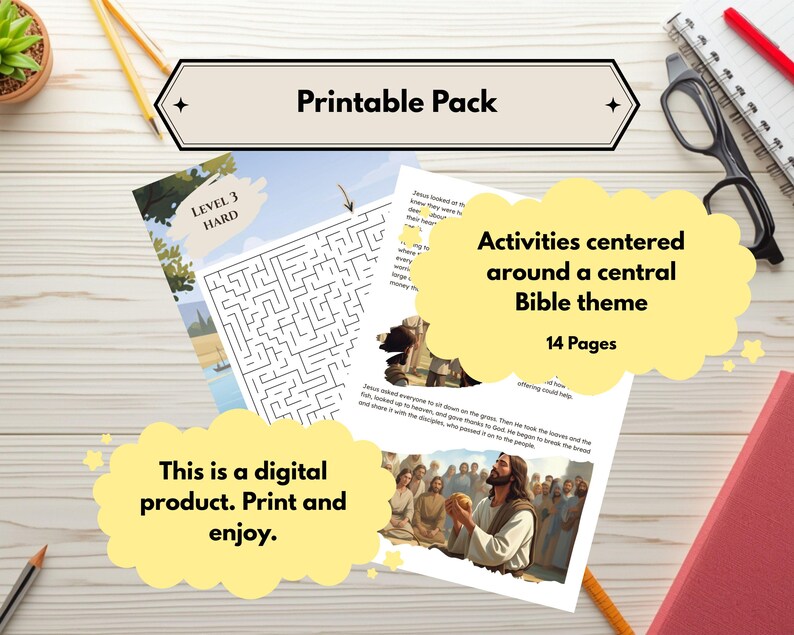 Armor of God Printable Activity Pack, Ephesians 6 Bible Lesson, Ages 9 ...