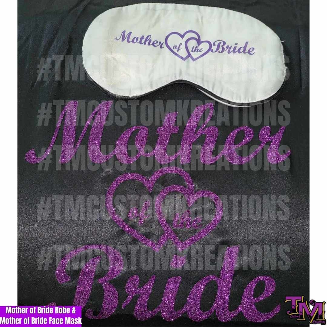 Mother of the Bride Robe and Eye Mask Gift From Daughter Mother of ...