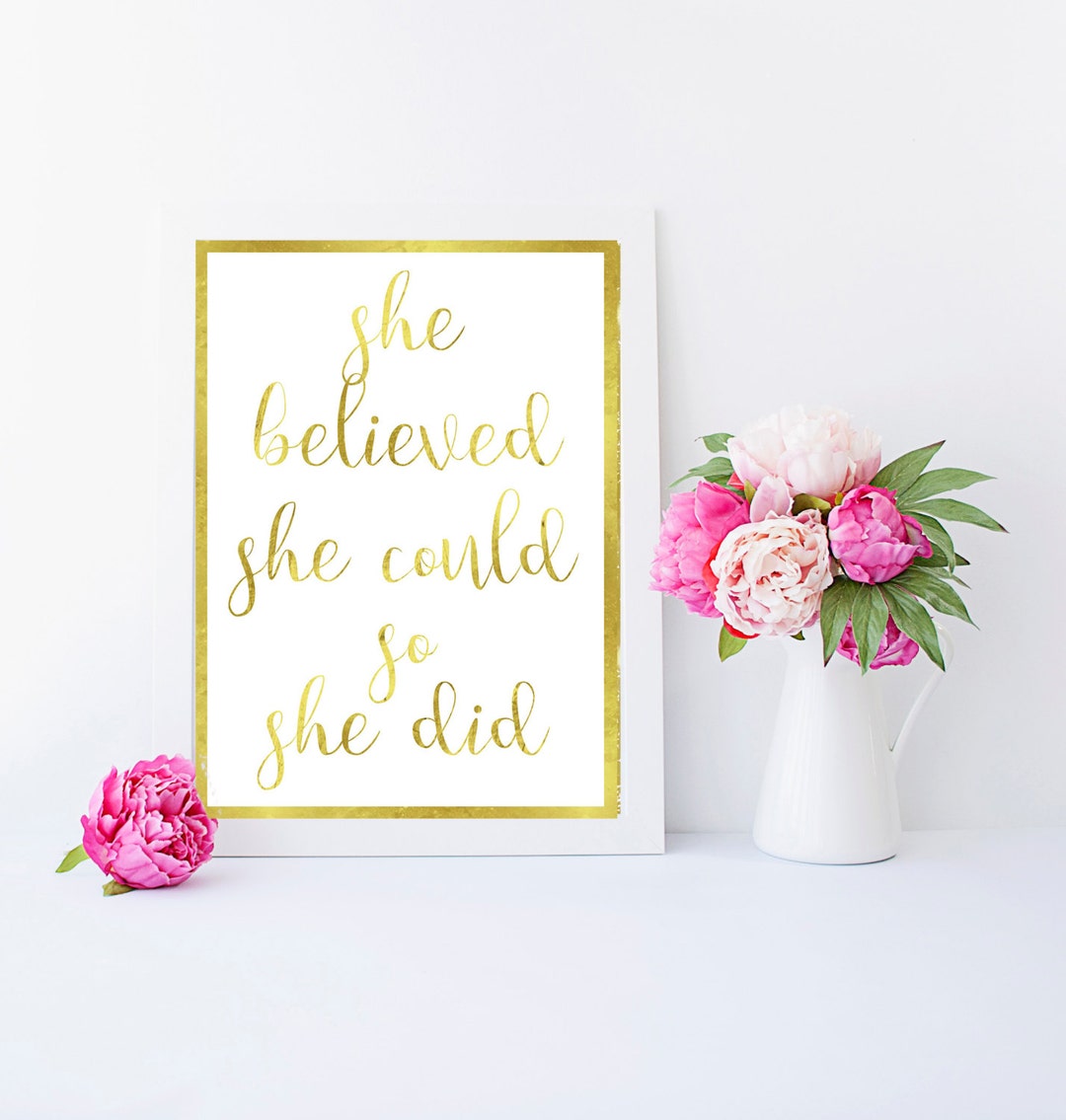 Wall Art PRINTABLE - Typography Poster, Motivational Poster, Digital ...