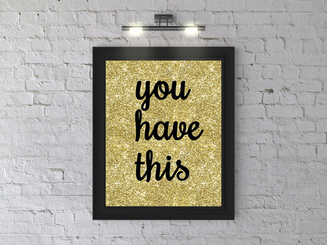 Wall Art PRINTABLE - Motivational Poster, Digital Download, Print, Wall ...